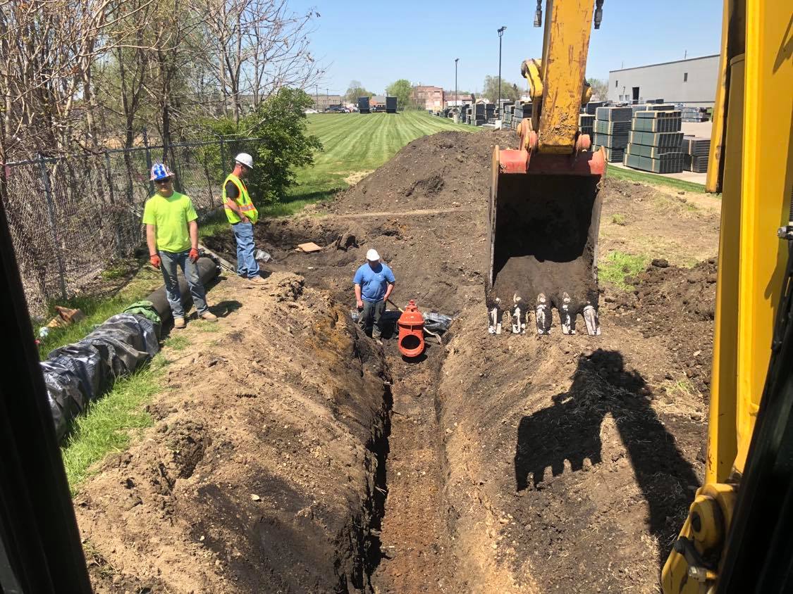 Cutting in a 12” Tap on a 12” Water Main - Curry & Sons Construction